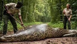 Park Rangers Race to Rescue a Giant Anaconda After a Dangerous ...