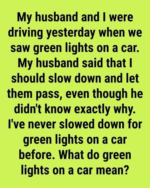 Have You Ever Seen Flashing Green Lights on a Vehicle? Here it is What ...
